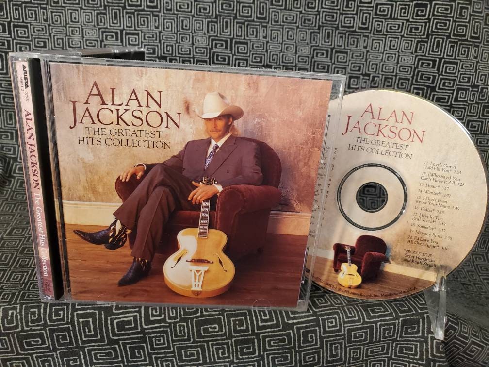 Alan Jackson CD Greatest Hits Compact Disc 90's - Etsy