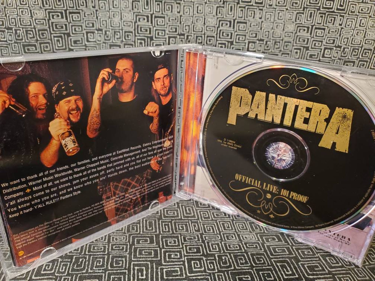 PANTERA CD Official Live 101 Proof Compact Disc Dimebag | Etsy