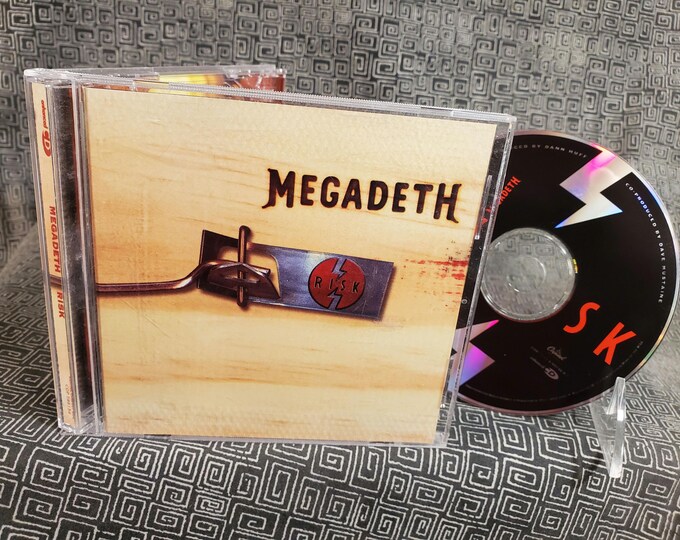 Megadeth Risk CD Dave Mustaine - Breadline - Crush Em - Insomnia ...