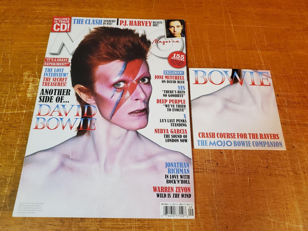 David Bowie Mojo Magazine CD Bonus Disc - Deep Purple - the Clash - PJ ...