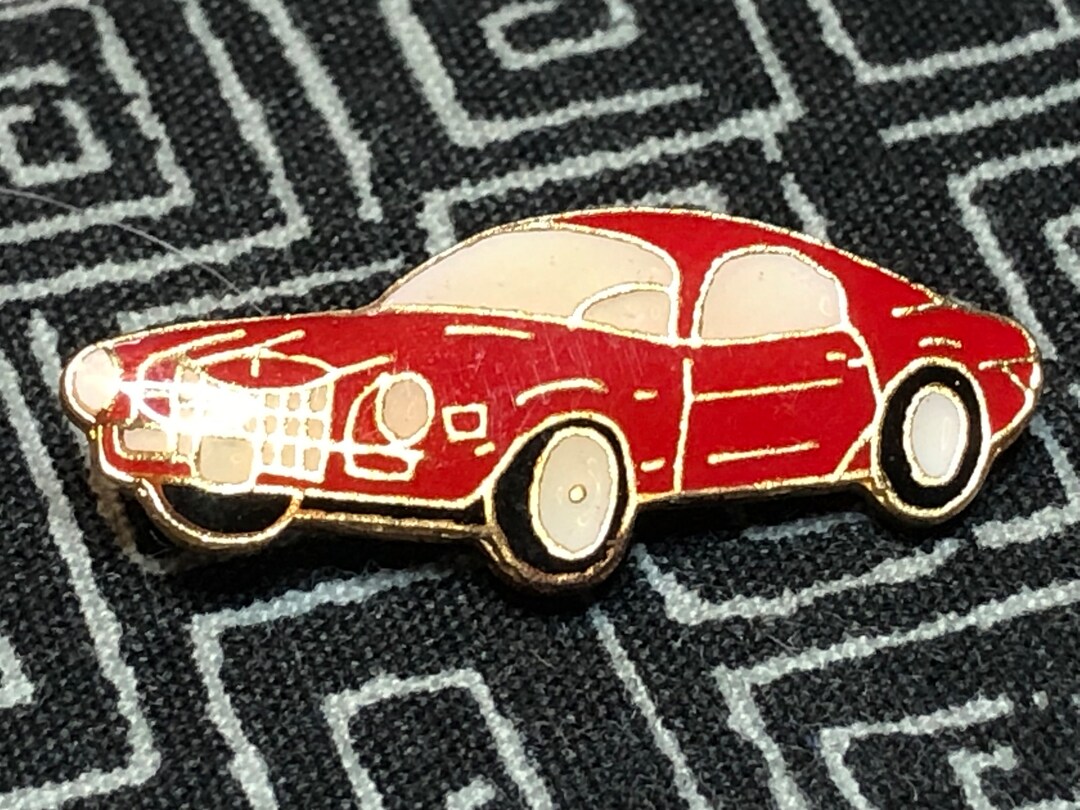 Red Car Enamel Pin - Red Race Car - Automobile - Classic Car - Camero ...