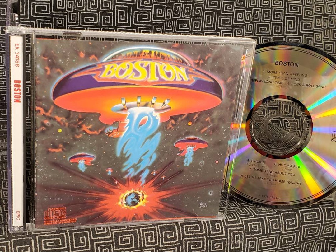 Boston CD Debut Album More Than A Feeling Smokin Peace of - Etsy