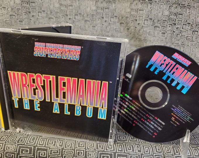 Wrestlemania WWF Music CD WWE Wrestling Entrance Music - Randy Macho ...
