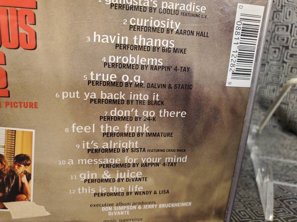 Dangerous Minds Movie Soundtrack CD Gangsters Paradise - Etsy UK
