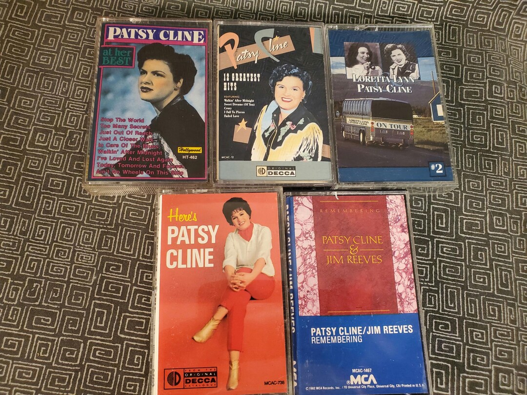 Patsy Cline Cassette Tape (set of 5 ) Ballads - Westerns - Love Songs ...