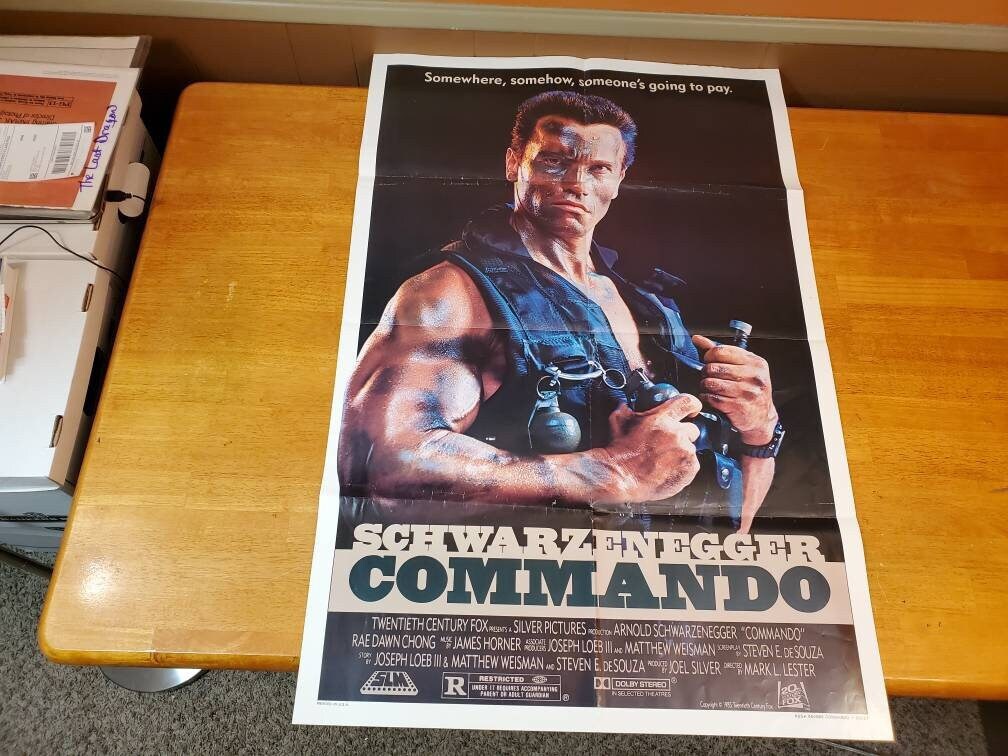 Commando Arnold Poster