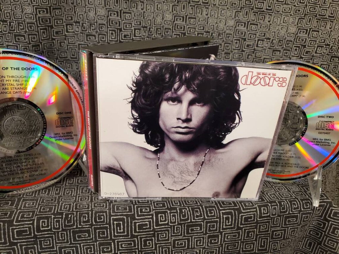 The Doors Best Of Greatest Hits 2 CD Set Jim Morrison | Etsy