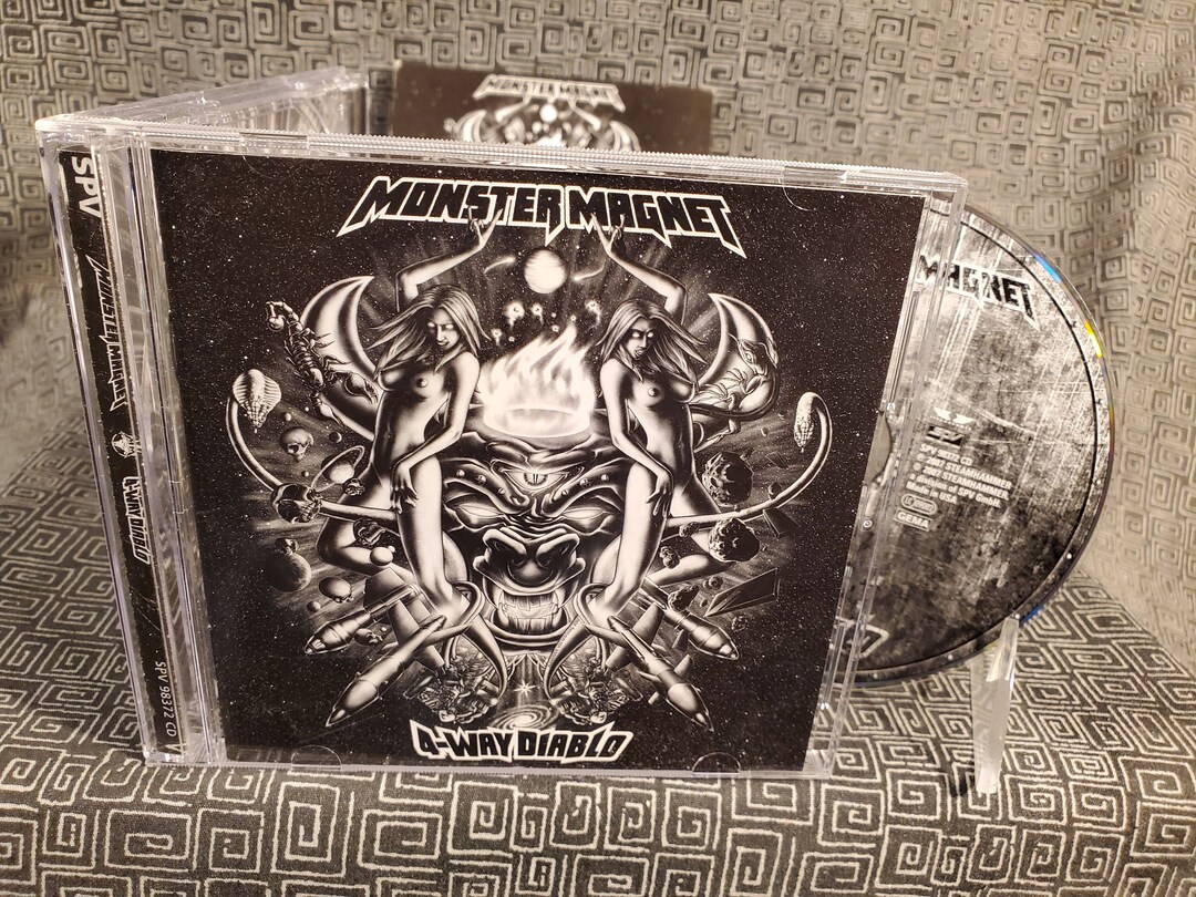 Monster Magnet CD - 4 Way Diablo - Stoner Rock - Groove Metal - Etsy