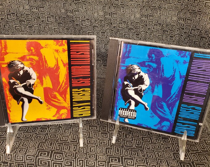 Use Your Illusion Guns N Roses 1 and 2 CD Set Compact Disc Axl, Izzy ...