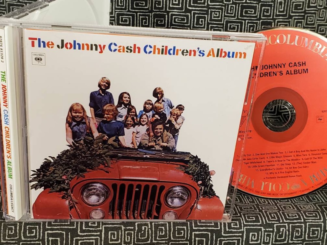 Johnny Cash Children's Album CD - Kid Songs - Etsy