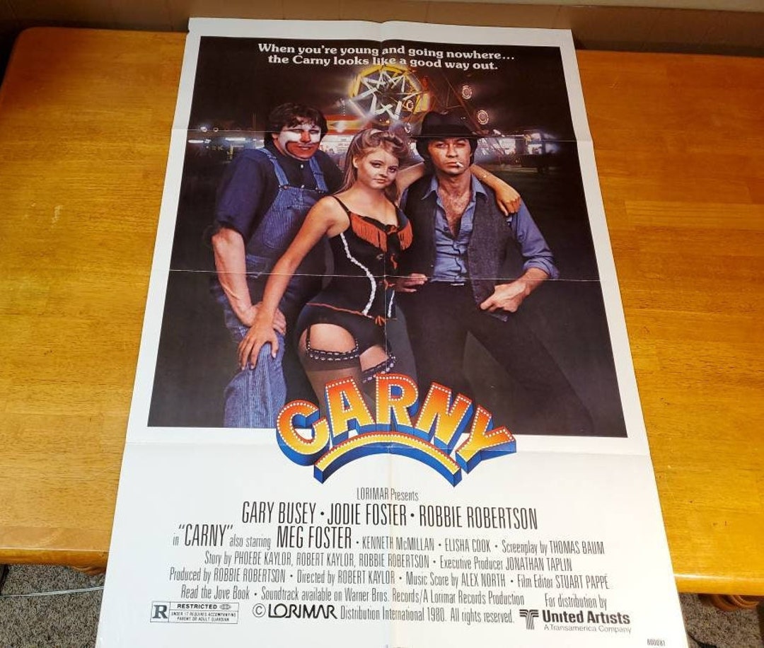 CARNY Authentic Movie Poster 27 X 41 Original Vintage - Etsy