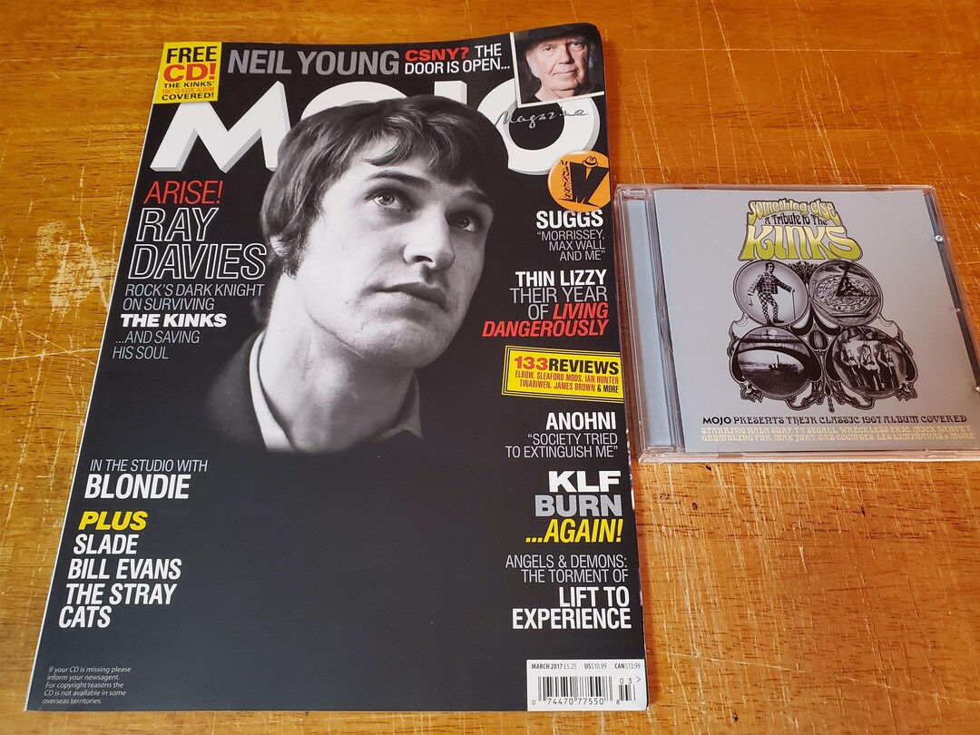 Ray Davies the Kinks Mojo Magazine CD Bonus Disc - Thin Lizzy - Neil ...