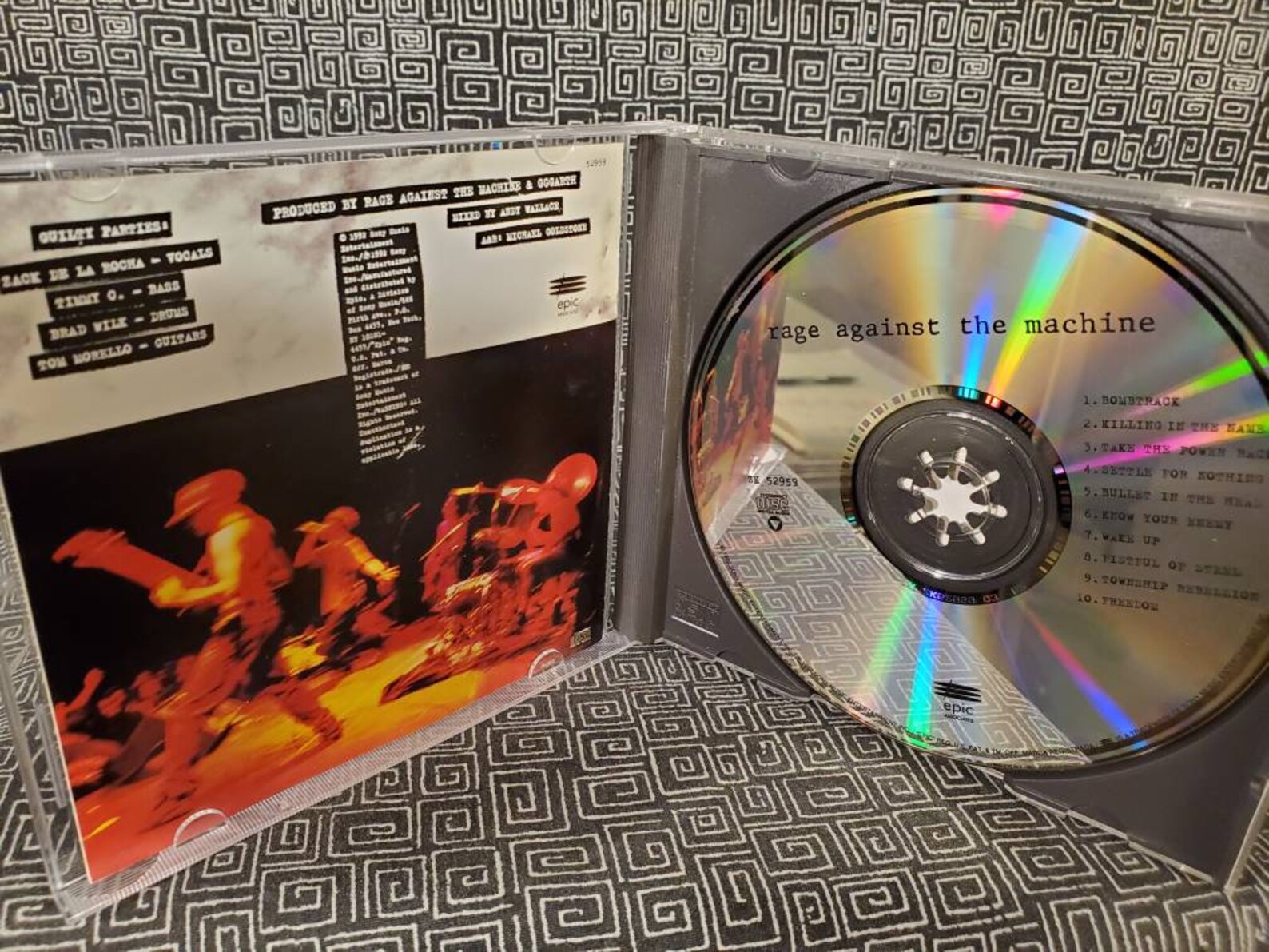 Rage Against The Machine CD Self Titled First Album | Etsy