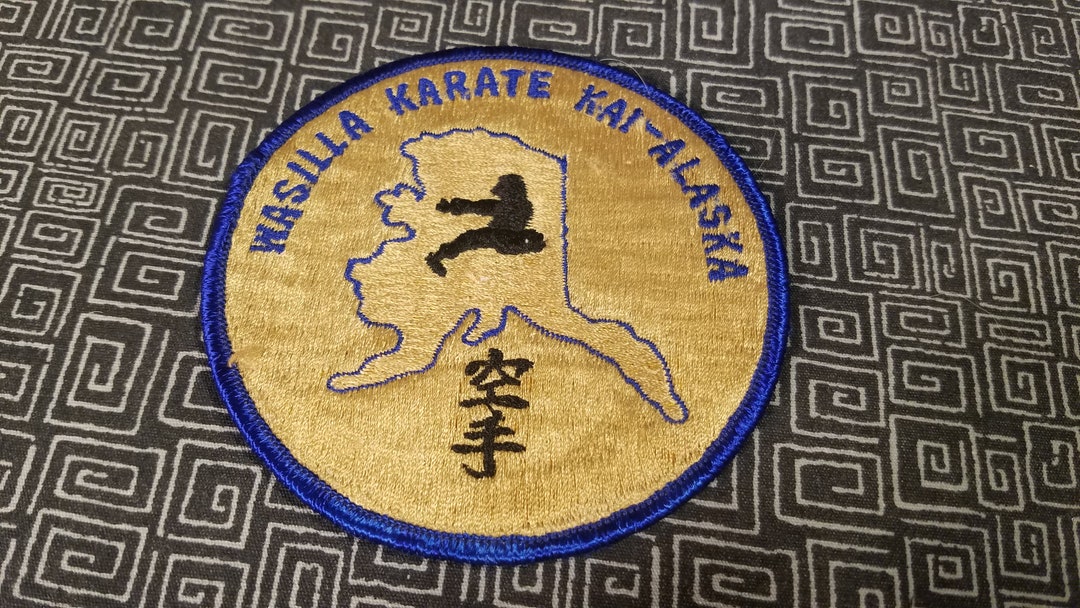 Wasilla Karate Kai Alaska Patch - Original Vintage - Wasilla Alaska ...