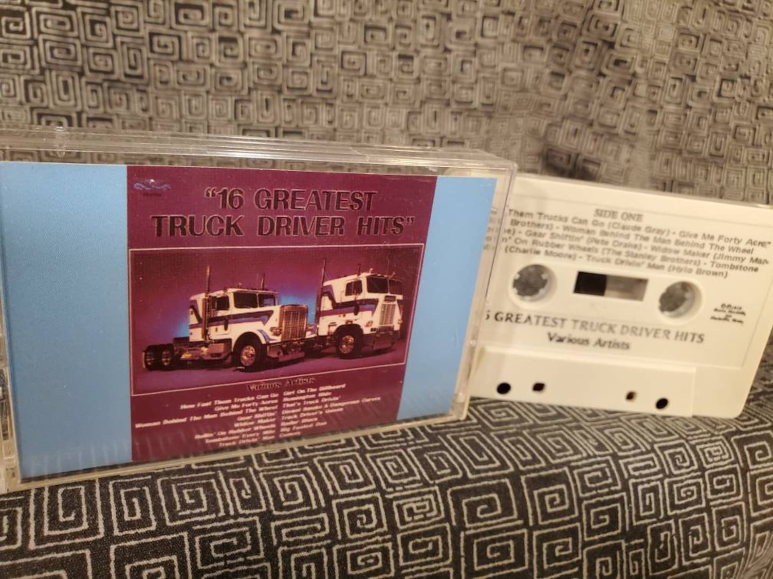 16 Greatest Truck Driving Hits Cassette Tape Convoy Diesel - Etsy