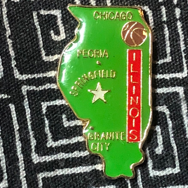 Chicago Enamel Pin - Etsy