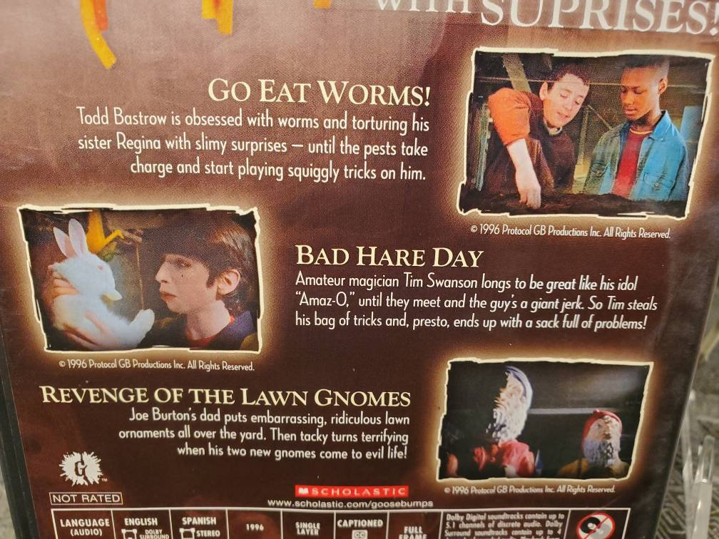 Goosebumps Go Eat Worms Dvd