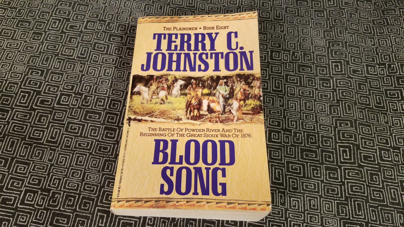 Blood Song by Terry C. Johnston Paperback Book Powder River - Etsy
