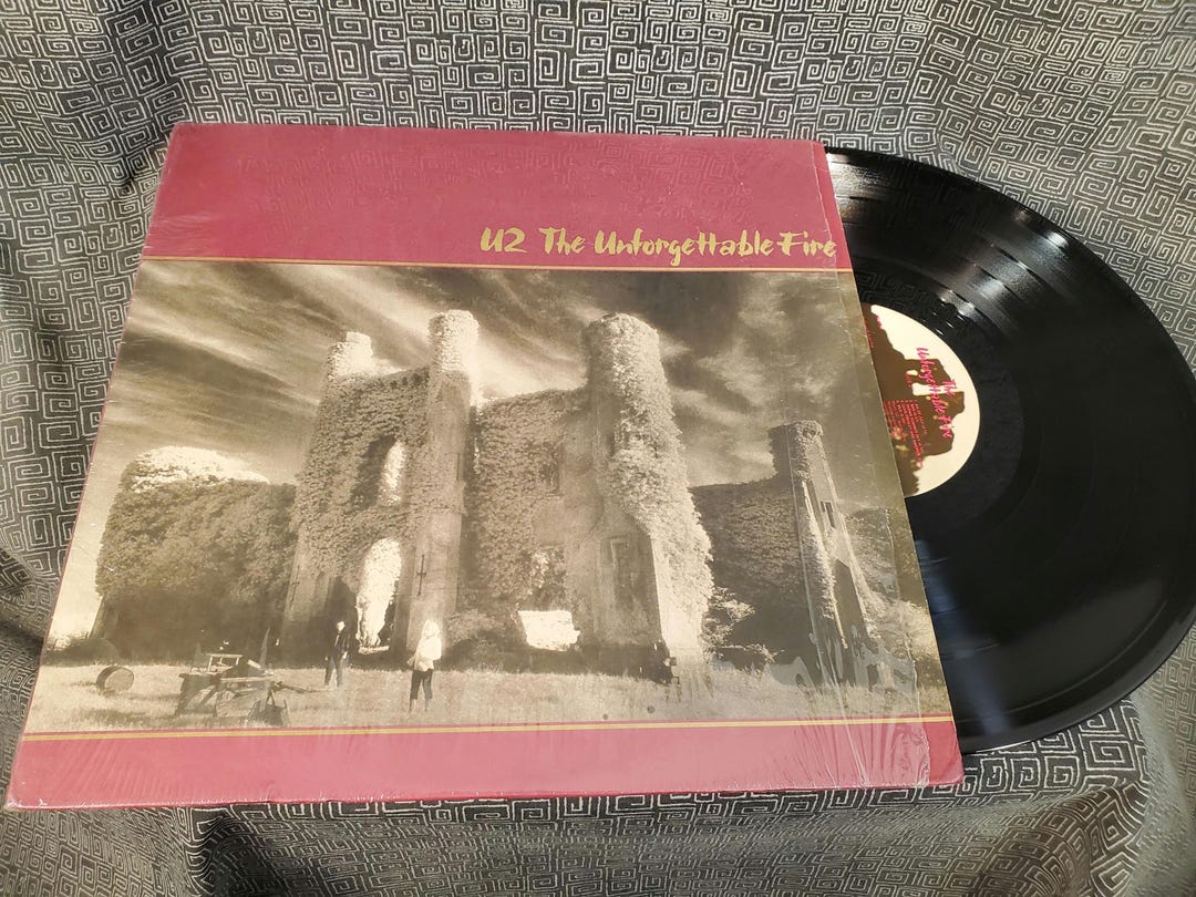 U2 Vinyl Record - Unforgettable Fire - Play Tested LP Album - Vg 1984 ...