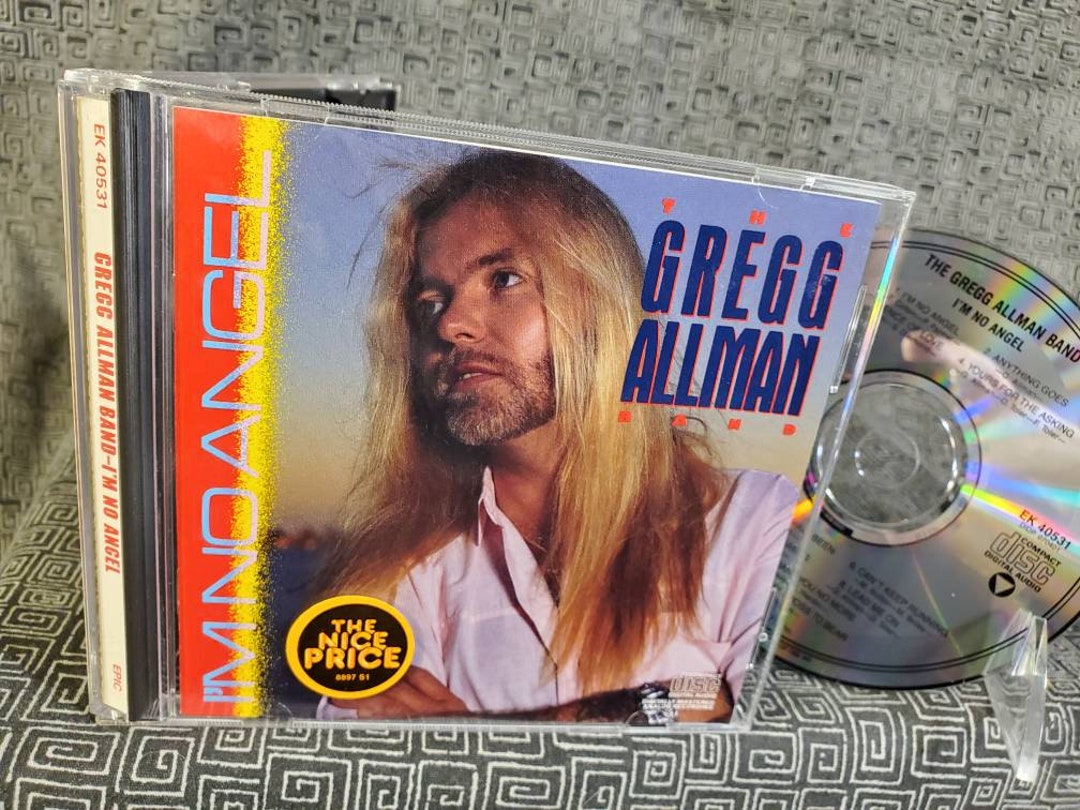 Gregg Allman CD I'm No Angel Allman Brothers Singer Original 1987 - Etsy