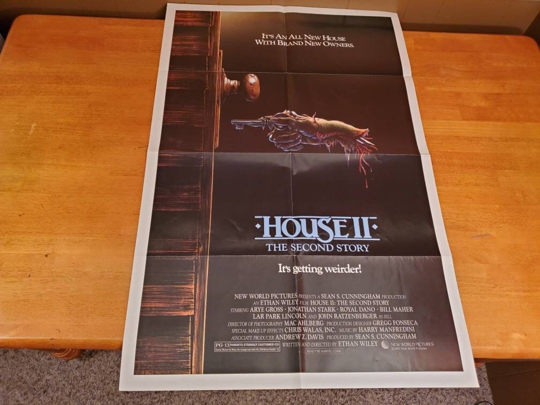 House 2 Movie Poster Authentic Original Vintage Folded Theater One ...
