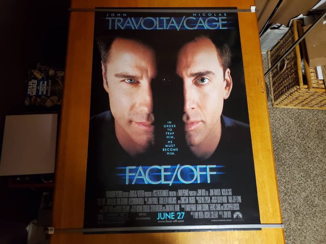 FACE OFF Movie Poster Original Vintage Authentic 27x40 Theater Decor ...