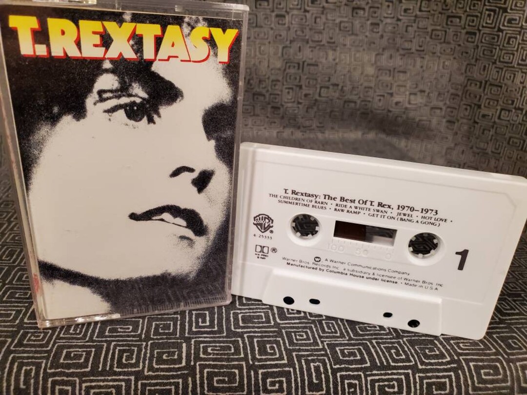 T Rex Cassette Tape T Rextasy Best of Greatest Hits - Glam Rock - Bowie ...
