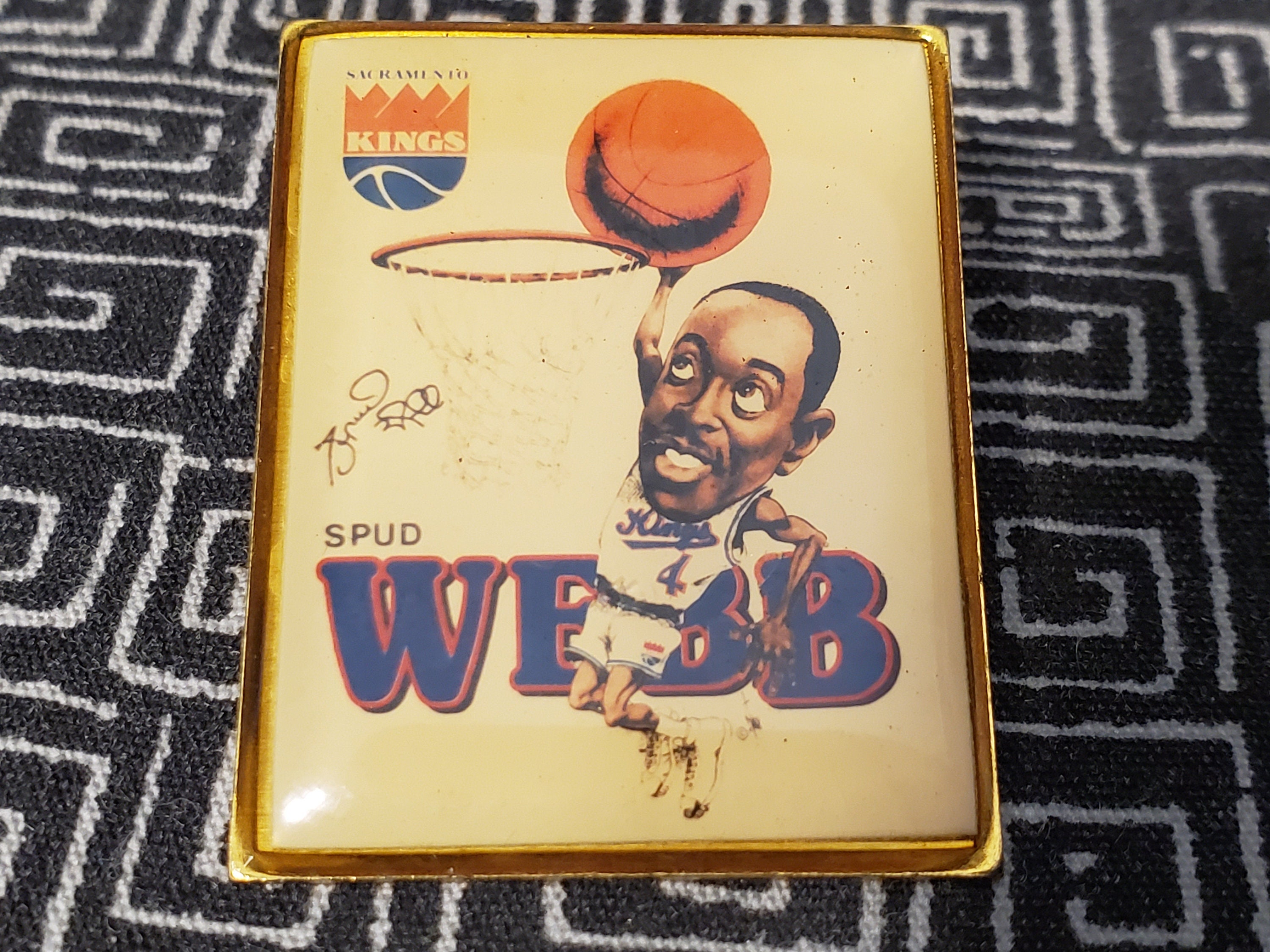 Spud Webb Basketball Card Sacramento