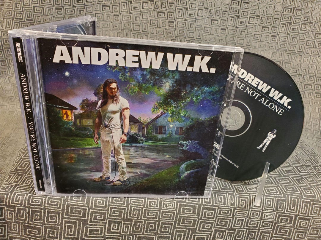 Andrew WK CD You're Not Alone - Party Rock - Etsy