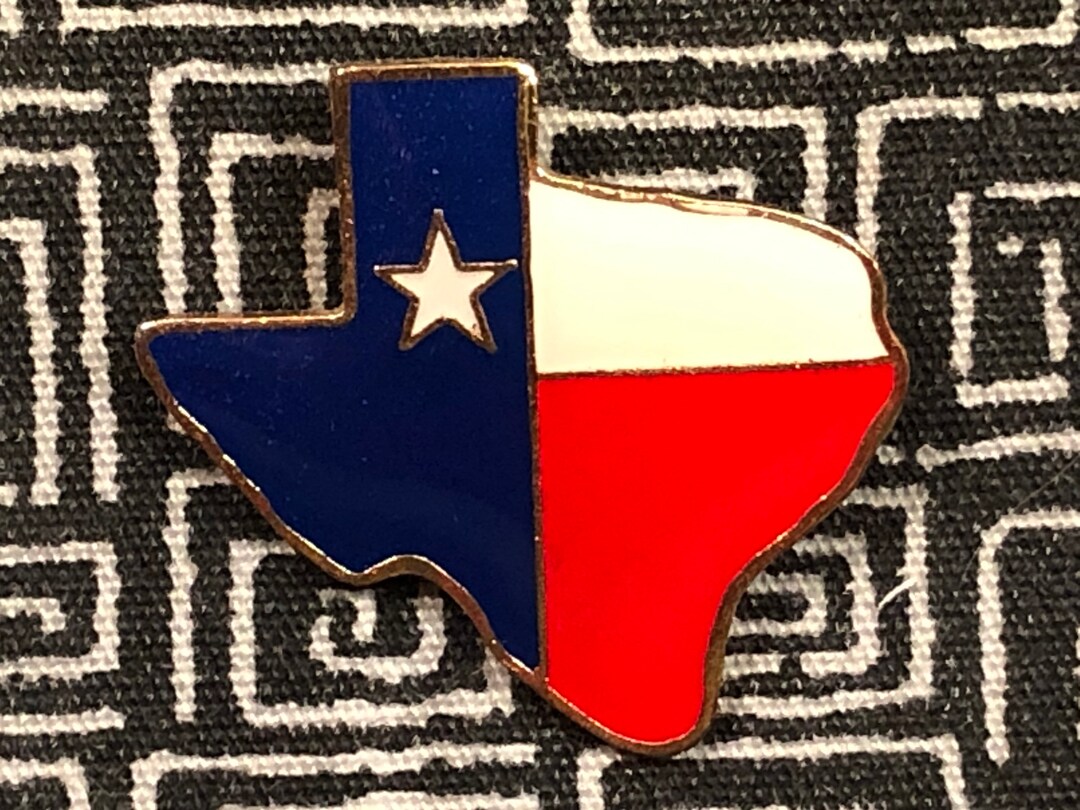 Texas State Shaped Enamel Pin - Lone Star State - Rodeo - Austin ...