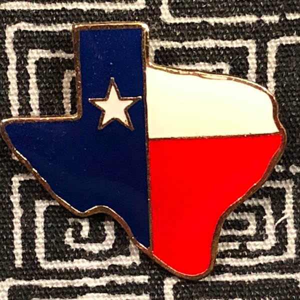 Texas Enamel Pin - Etsy