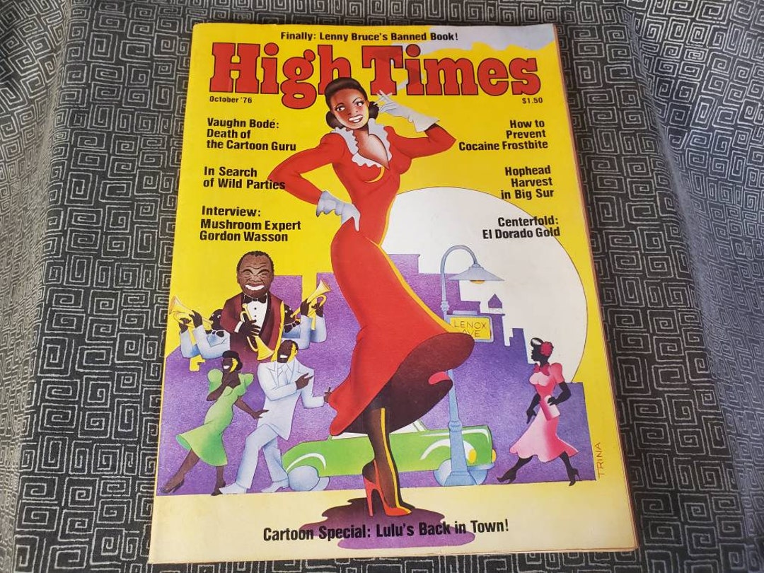 1976 High Times Magazine October Lenny Bruce Feature - Peyote ...