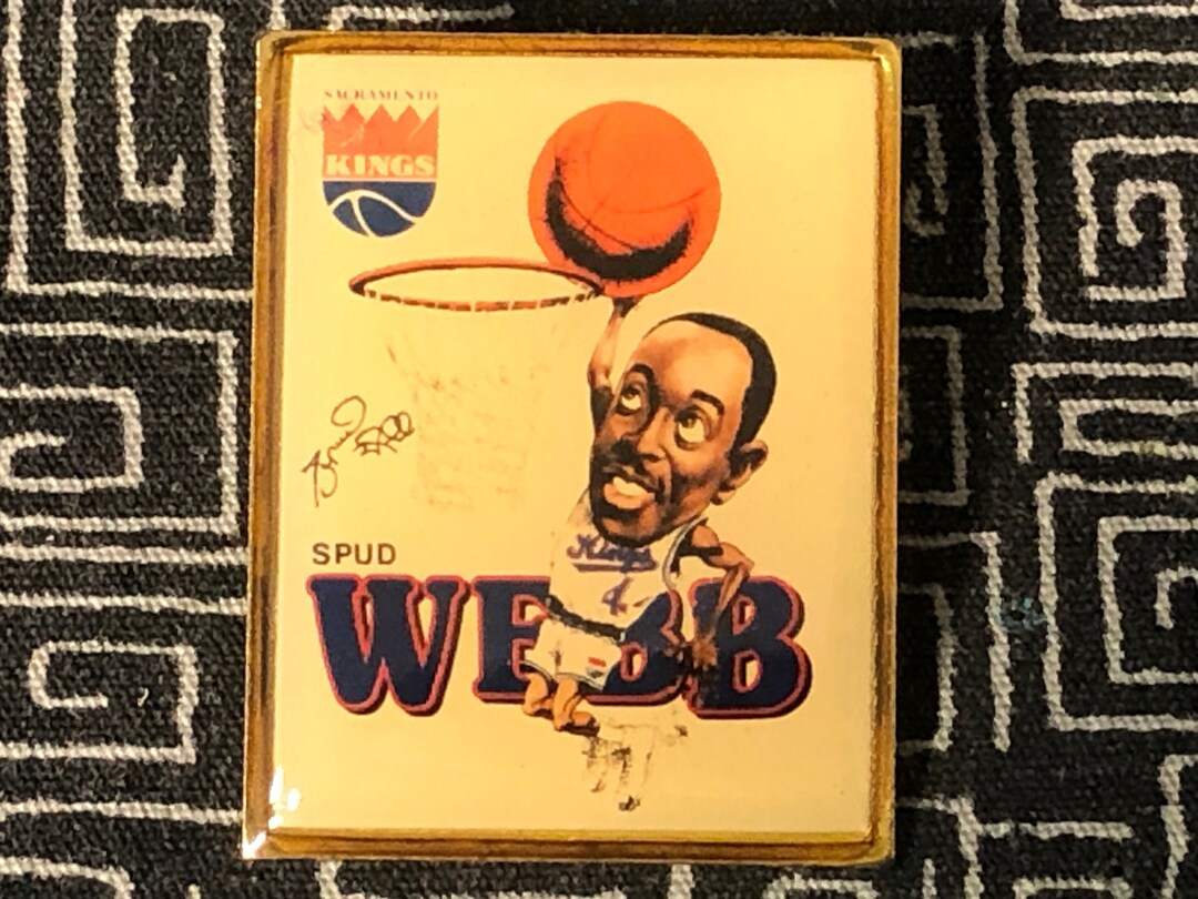 Spud Webb Enamel Pin Sacramento Kings Pin NBA Basketball - Etsy