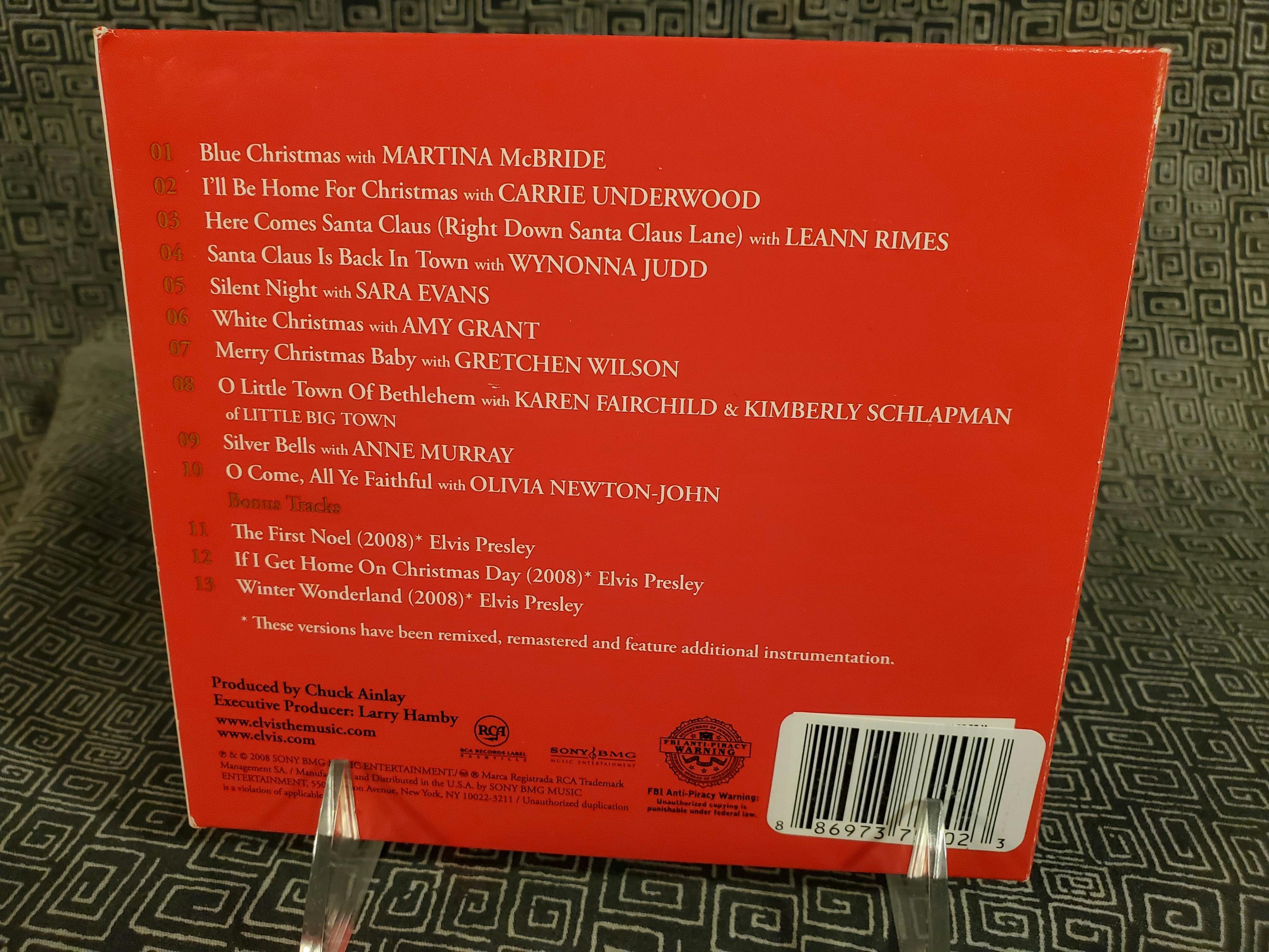 Elvis Presley Christmas CD - Duets - Amy Grant - Olivia Newton John ...