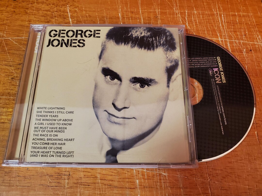 George Jones CD - Icon Greatest Hits Outlaw Country Music Legend - Etsy