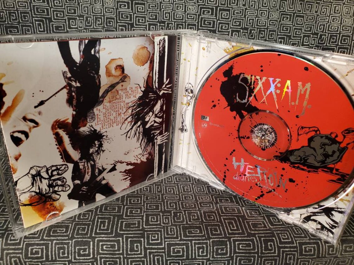 Sixx A.M. the Heroin Diaries CD - Nikki Sixx - DJ Ashba - Motley Crue ...