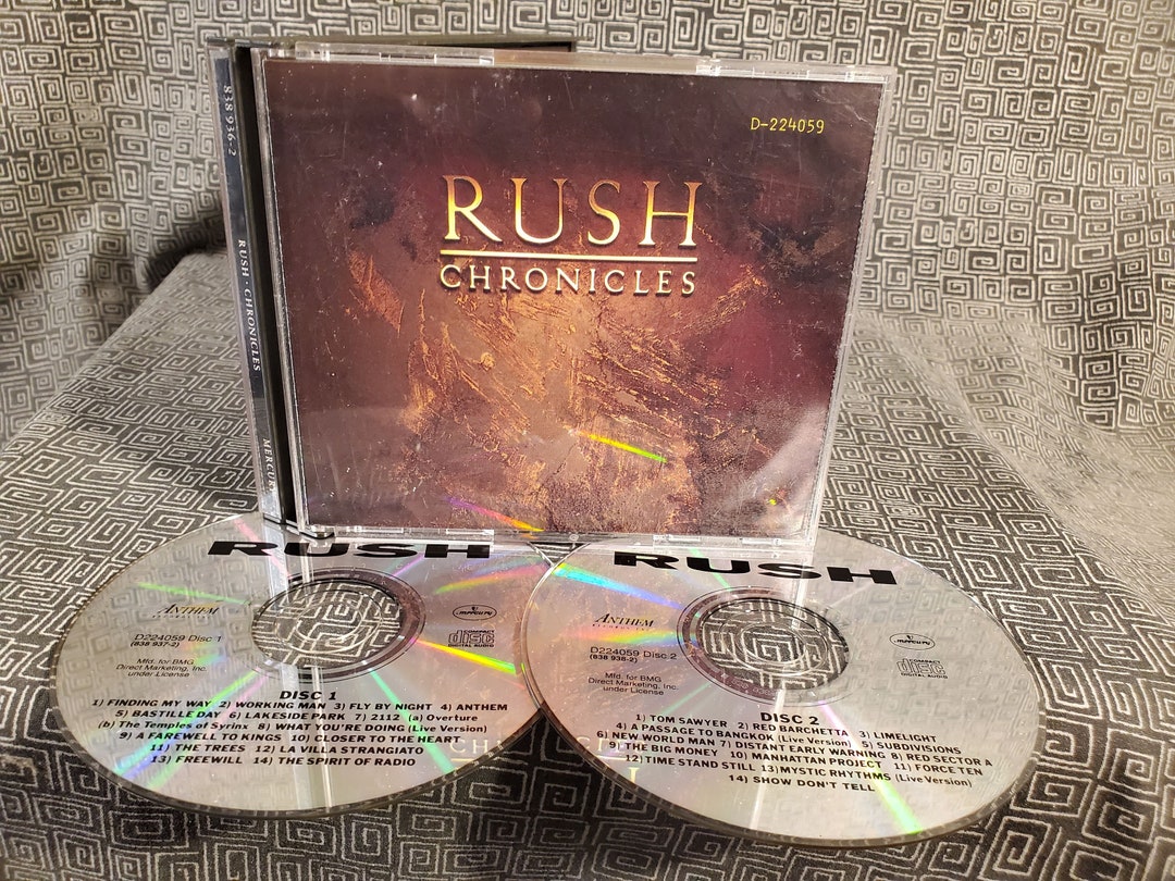 Rush CD - Chronicles Greatest Hits Best of - the Spirit of Radio - 2112 ...