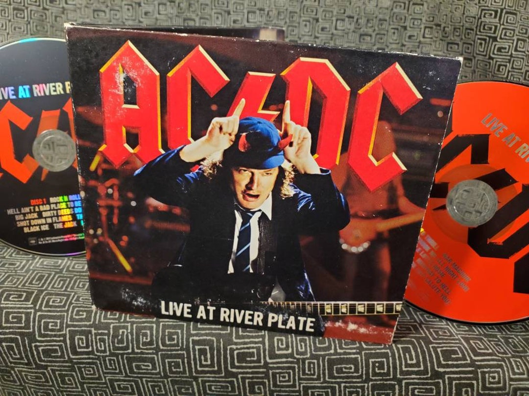 ACDC 2 CD Set Live at River Plate - Angus Young - Greatest Hits - Back ...