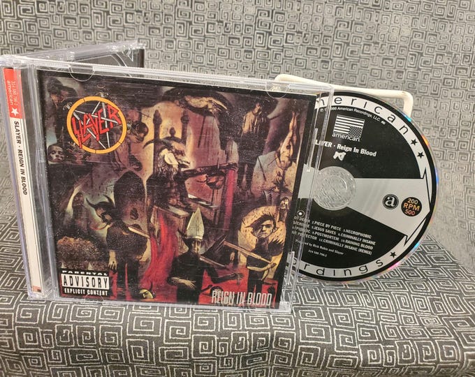 Slayer – Reign in Blood (CD) Rare, Early US CD Pressing - Etsy