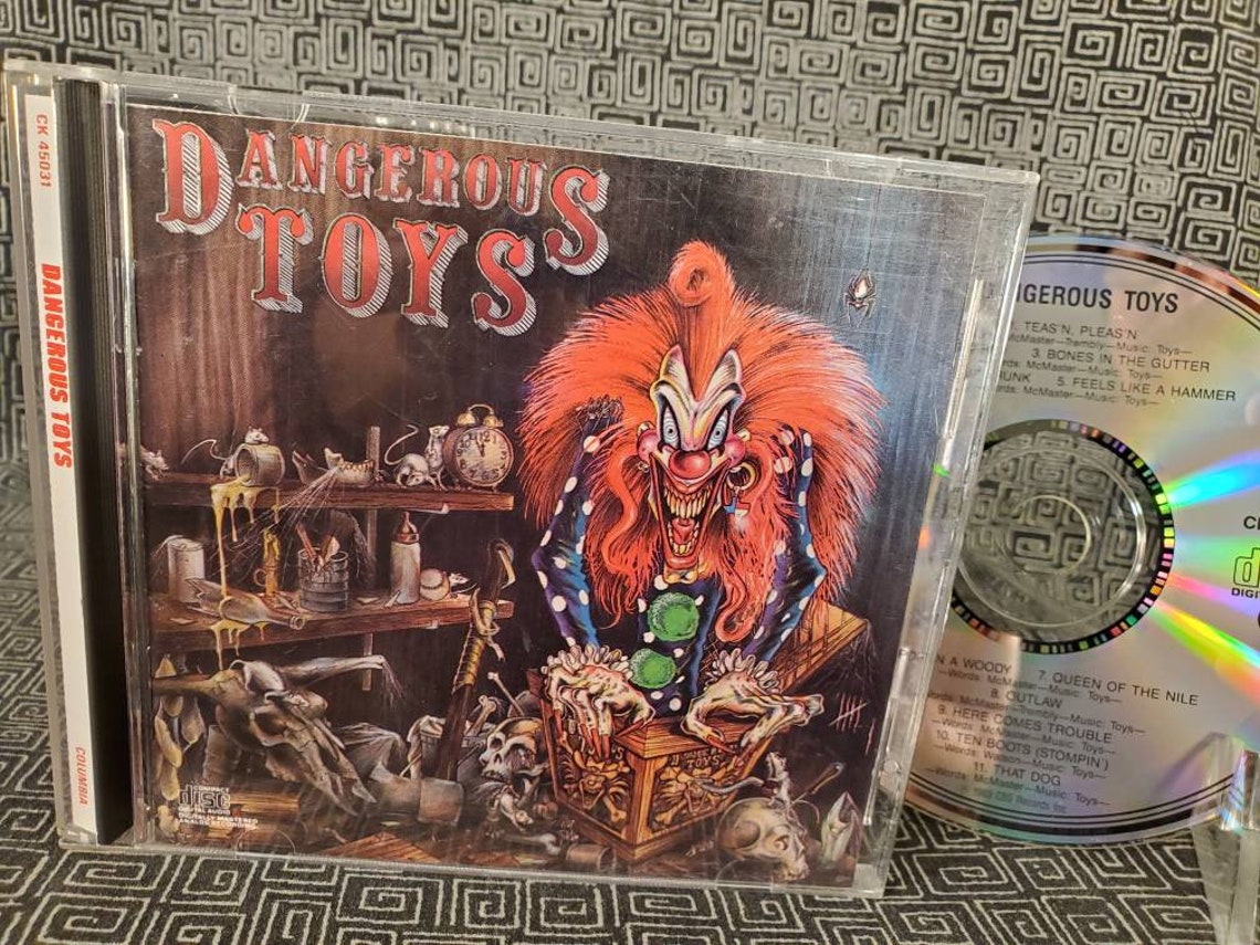 Dangerous Toys Cd Self Titled Debut Album Teasin Pleasin Etsy