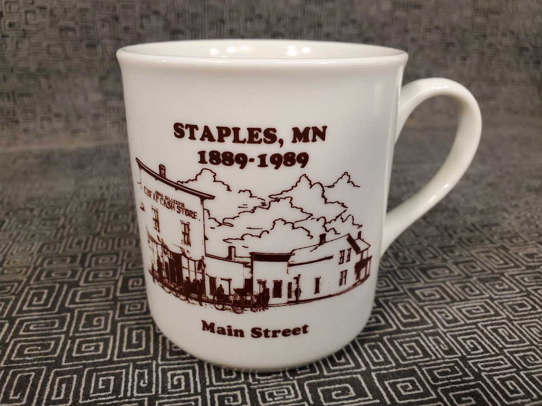 Staples Minnesota Mug Vintage Coffee Cup Centennial - Etsy