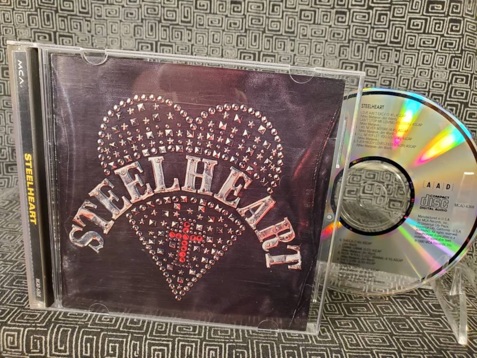 Steelheart CD Self Titled Debut Album 1989 Hair Metal | Etsy