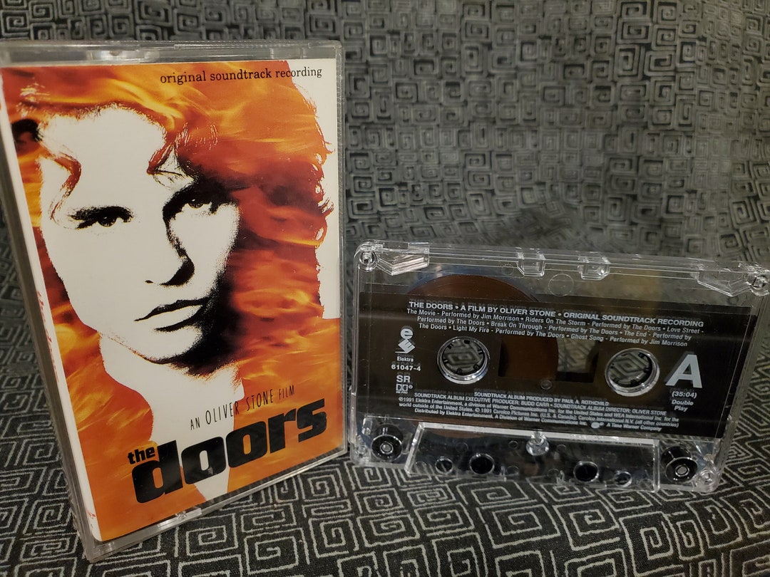 THE DOORS Movie Soundtrack Cassette Tape - Jim Morrison - Oliver Stone - Val Kilmer Cover - 1991 ...
