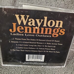 Waylon Jennings CD Ladies Love Outlaws - Outlaw Country Music Legend ...