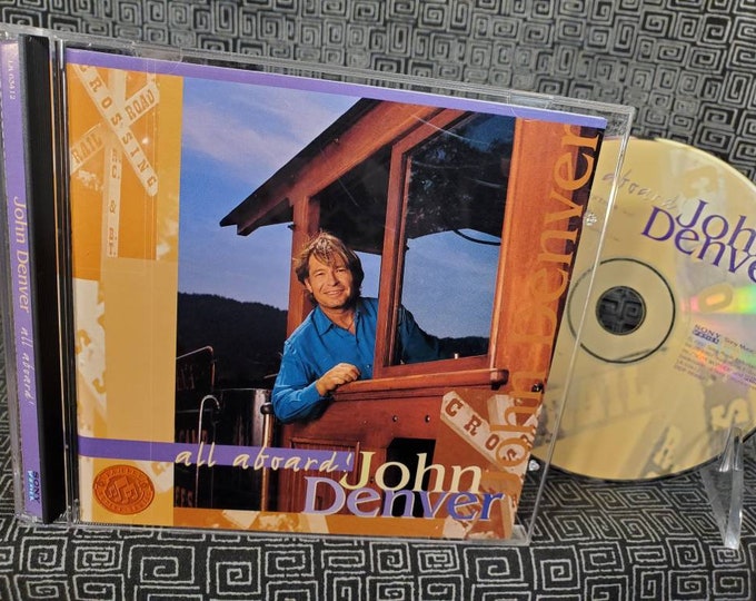John Denver All Aboard CD Train Songs Music for Kids 1997 - Etsy