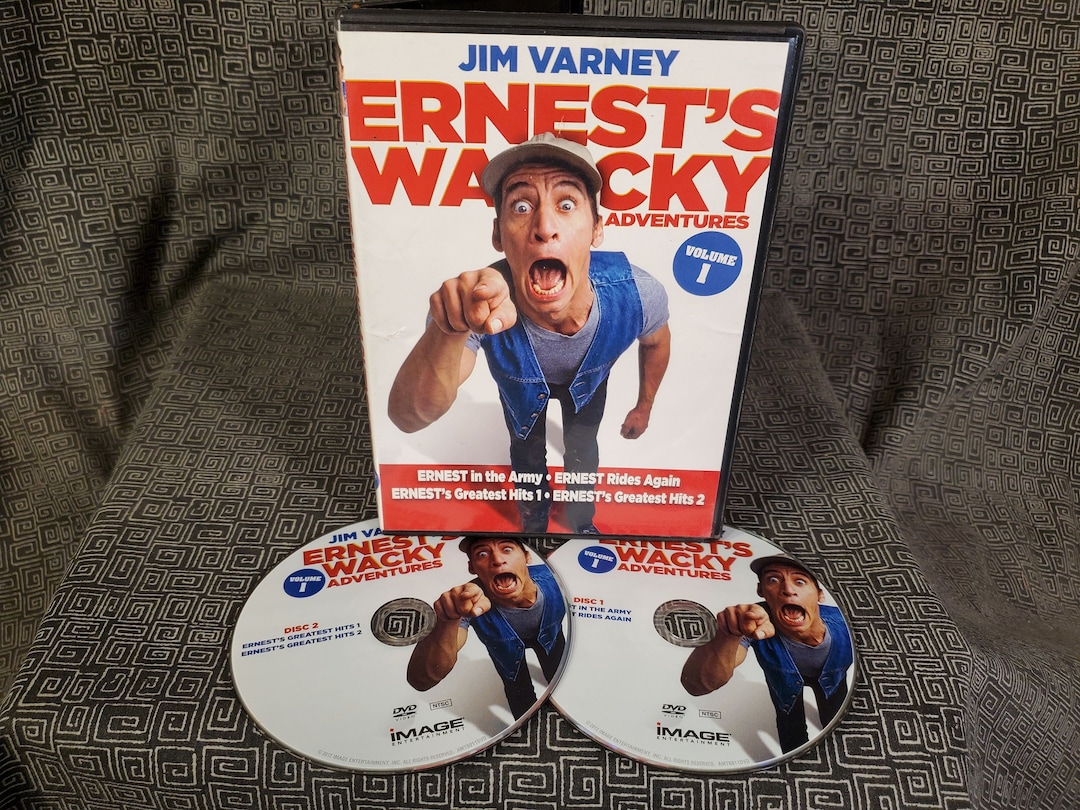 Ernest Movie DVD Set Wacky Adventures Ernest in the Army - Etsy