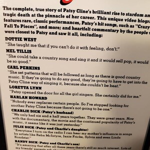 Patsy Cline VHS - Country Music Legend - the Real Patsy Cline ...