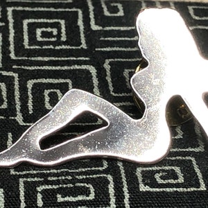 Silver Chevy Mudflap Girl Pin - Outlaw Country - Nude Silhouette ...