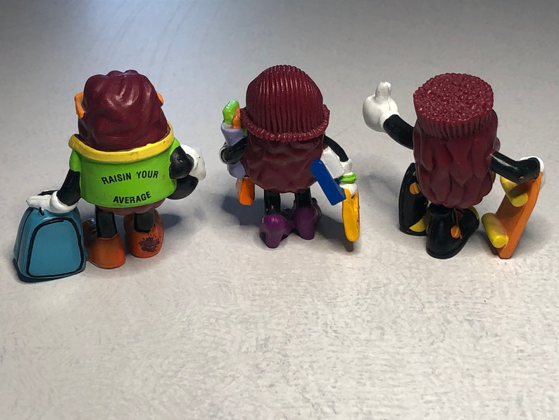 The California Raisins 1990 Hardee's Wave 4 - Set of 3 - Buster - Anita ...