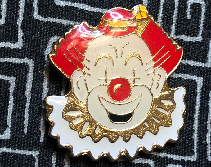 Clown Enamel Pin Circus Clown Happy Clown Pin Clown Pin Bozo The Clown